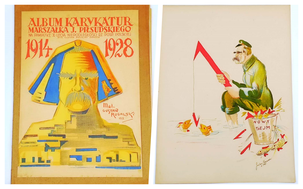 ROGALSKI - ALBUM KARYKATUR MARSZAŁKA J.PIŁSUDSKIEGO | Antykwariat ...