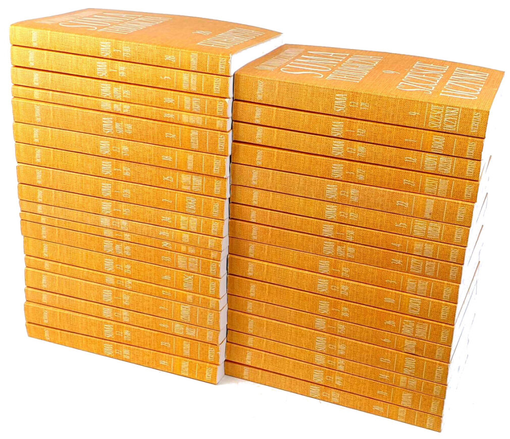 ŚW. TOMASZ Z AKWINU - SUMA TEOLOGICZNA T.1-34 [komplet] reprint